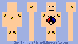 Crash test dummy Minecraft Skin