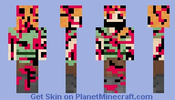 Distorted Alex (creepypasta) fan made skin Minecraft Skin