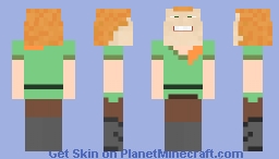 Big 'ol alex head Minecraft Skin