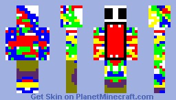crazy,randm.... Minecraft Skin