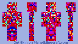 multi color Minecraft Skin