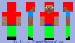 Crazy Steve Minecraft Skin
