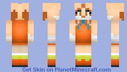 Cream the rabbit Minecraft Skin