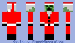 creeper santa Minecraft Skin