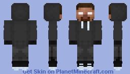 Herobrine Mask Minecraft Skin