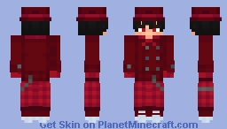 Crimson Fashion Minecraft Skin