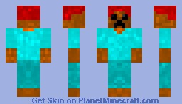 Secret agent creeper Minecraft Skin