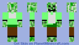 Creeper Clerk Minecraft Skin