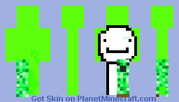 Dream has creeper leg LOL Minecraft Skin