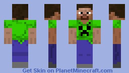 Creeper Fanboy Minecraft Skin