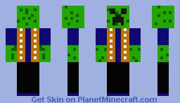 creeper geek Minecraft Skin