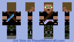 creeper hunter Minecraft Skin