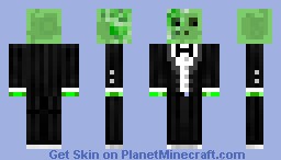 creeper in suit Minecraft Skin