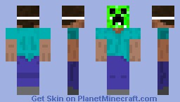 Creeper Mask Minecraft Skin