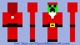 Creeper Santa Minecraft Skin