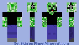 Creeper DJ Minecraft Skin