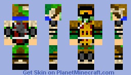 creeper with bling and cameo Minecraft Skin