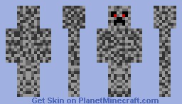 dark CREEPER Minecraft Skin
