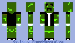 creeper in a suit Minecraft Skin