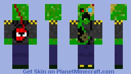 Steampunk Creeper Minecraft Skin
