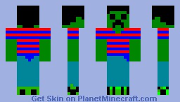 human creeper Minecraft Skin