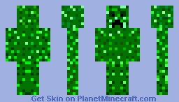 Creeper Skin Minecraft Skin