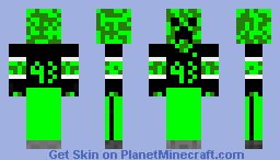 green creeper Minecraft Skin