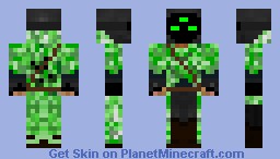 Creeper Hunter Minecraft Skin