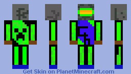 Creeper Hunter Minecraft Skin