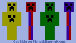 creeper inside and out Minecraft Skin