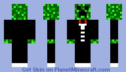 creeper in suit Minecraft Skin