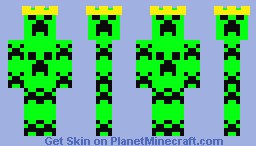 The king of creepers. Minecraft Skin