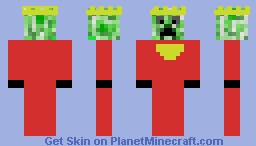 Creeper king Minecraft Skin