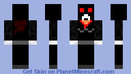 blood red creeper Minecraft Skin