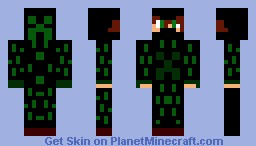 Ninja creeper Minecraft Skin