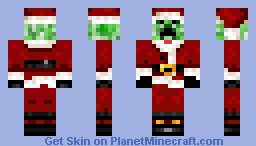 Creeper santa Minecraft Skin