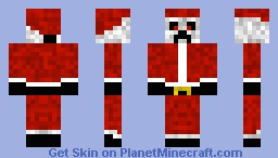 creeper santa Minecraft Skin