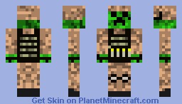 Creeper Soldier Minecraft Skin