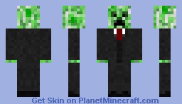 Creeper Suit Minecraft Skin
