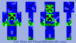 Creeper Steve Minecraft Skin