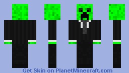 Creeper Suit Minecraft Skin