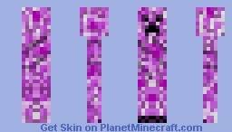 creeper(violet) Minecraft Skin