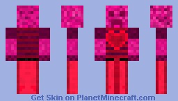 Creeper Pink Brauner Pulli Minecraft Skin