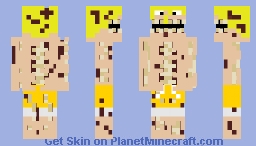 creepy dead person Minecraft Skin