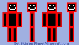 Creepy smile man Minecraft Skin
