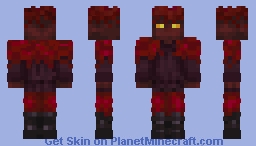 Crimson Survivalist Minecraft Skin