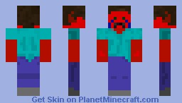 Crying devil steve Minecraft Skin