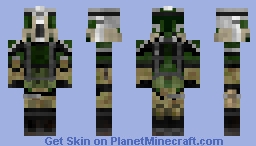 Realistic Phase 2 Commander Gree Minecraft Skin