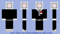 Companion Cube in suit Minecraft Skin