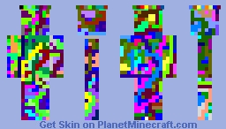 Colorful skin Minecraft Skin